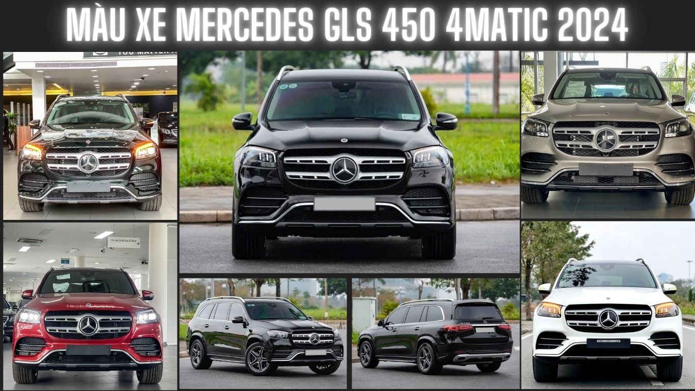 Màu Xe Mercedes GLS 450 4Matic 2025 | Lựa Chọn Màu Đa Dạng