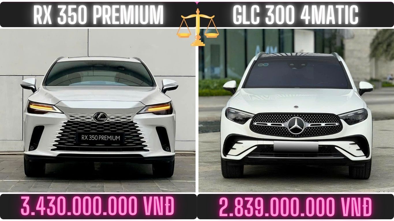 So Sánh Lexus RX 350 Và Mercedes GLC 300 Lựa Chọn SUV 5 Chỗ