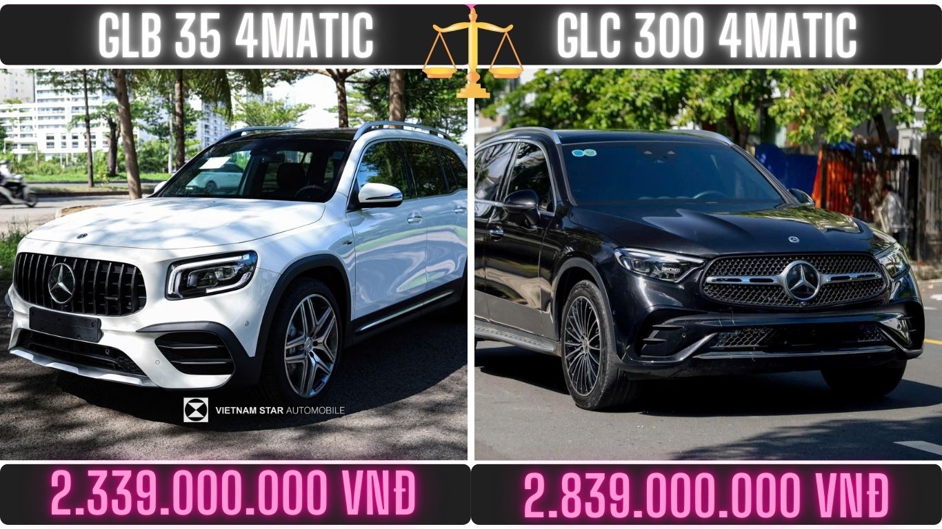 So Sánh Mercedes GLB 35 Và GLC 300 | Thể Thao Vs Sang Trọng