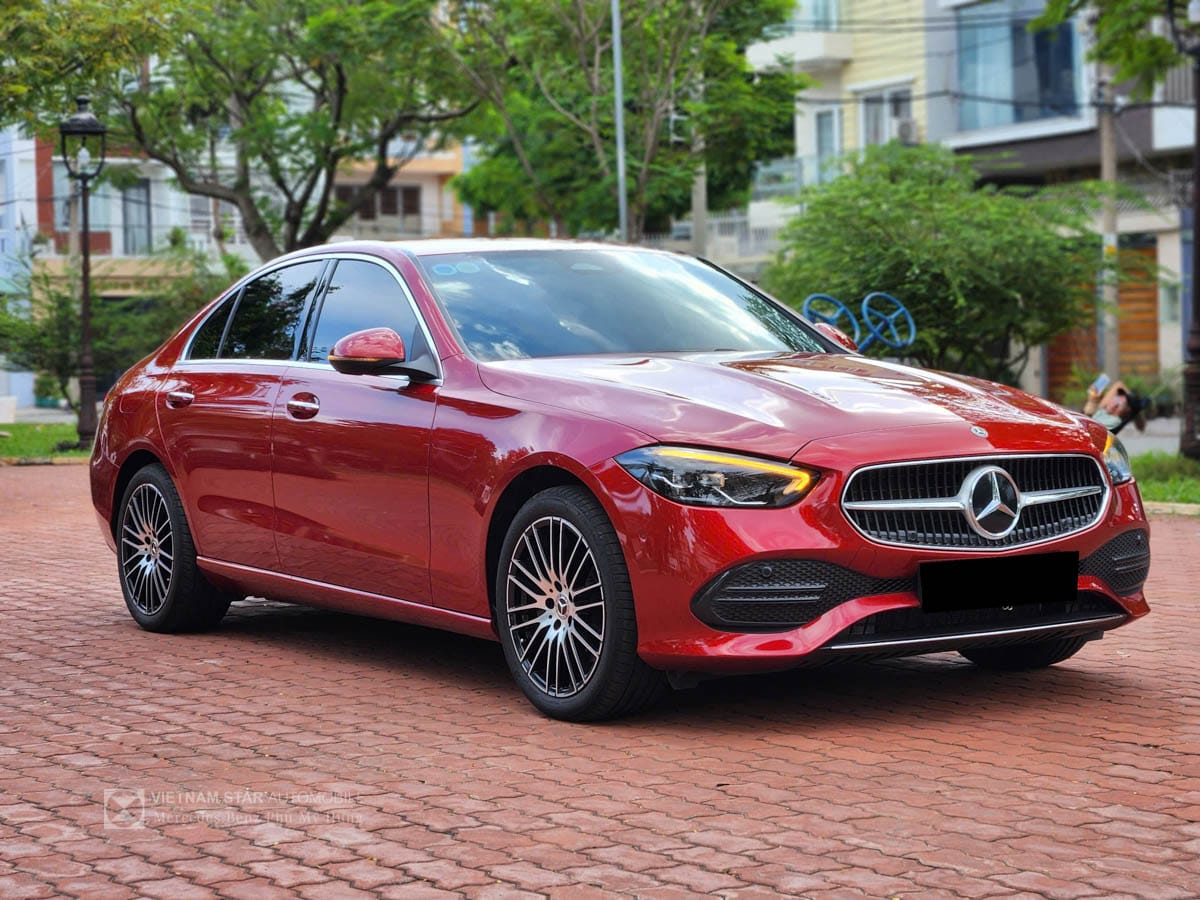 Mercedes C200 Plus Lăn Bánh Gò Công Tiền Giang